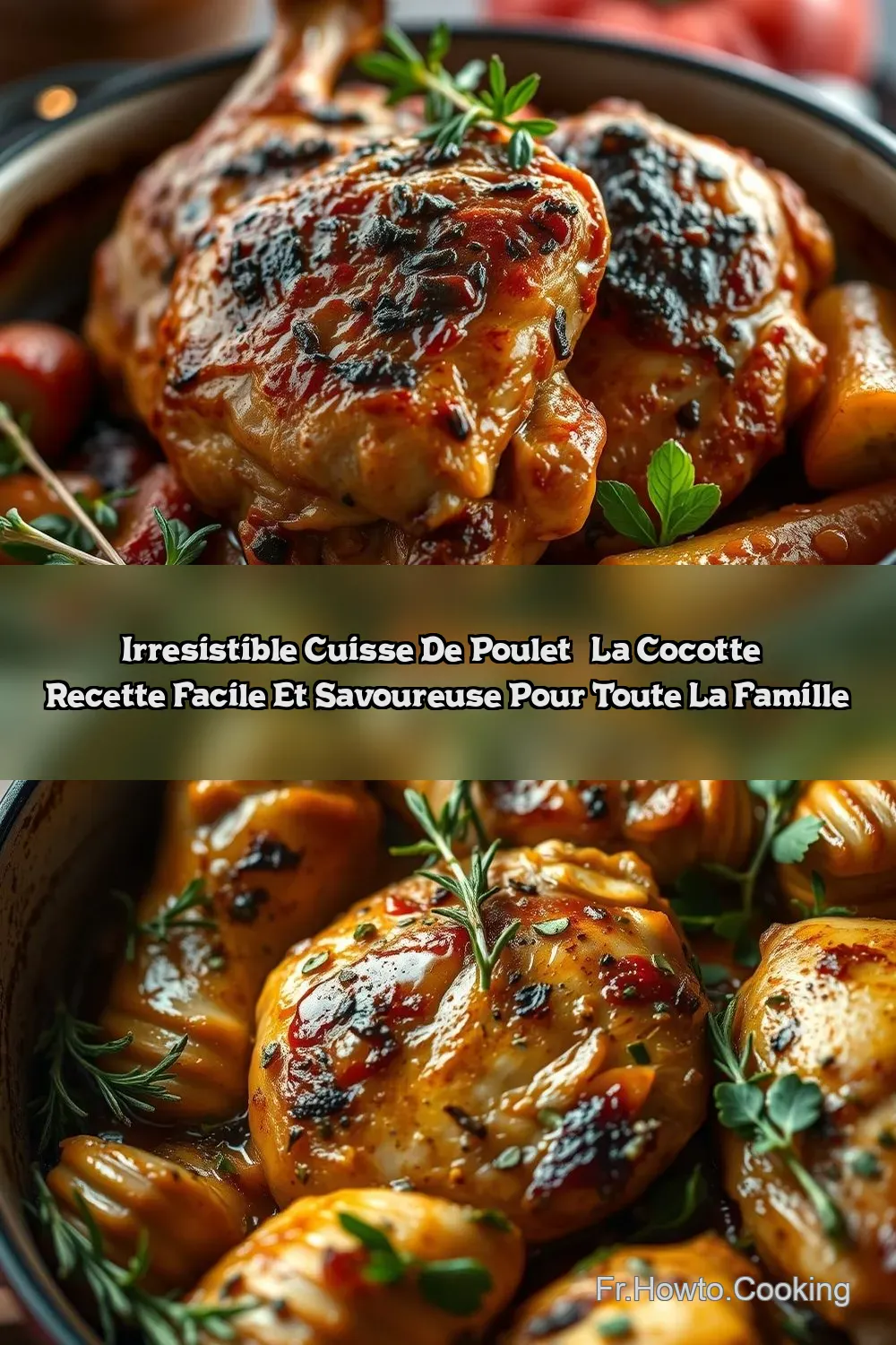 Ma Recette de Cuisse de Poulet à la Cocotte : Jambon Mijoté…